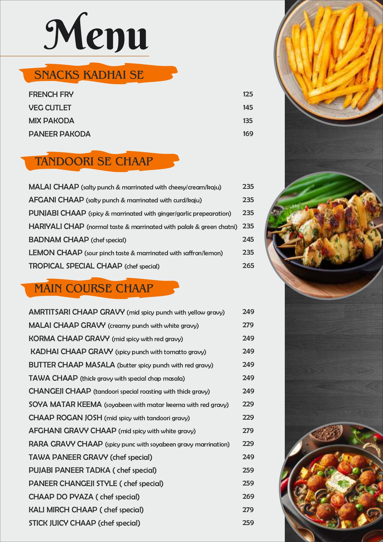 Tropical Cafe Menu - Explore Our Delicious Offerings